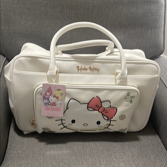 Primark | Bags | Primark White Travel Bag With Iconic Hello Kitty ...